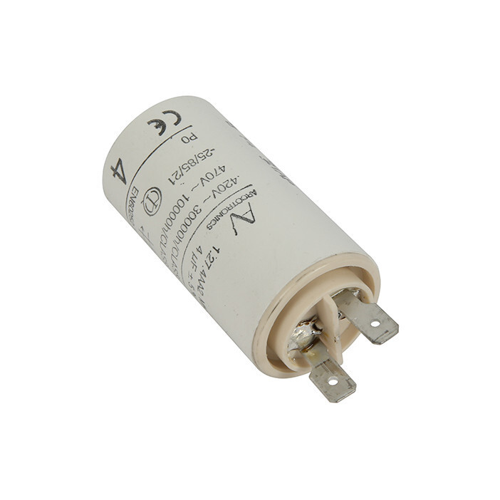Genuine Capacitor 4uf 420v 2pin For AEG 570D-M/A Spare Part No: 50285771007