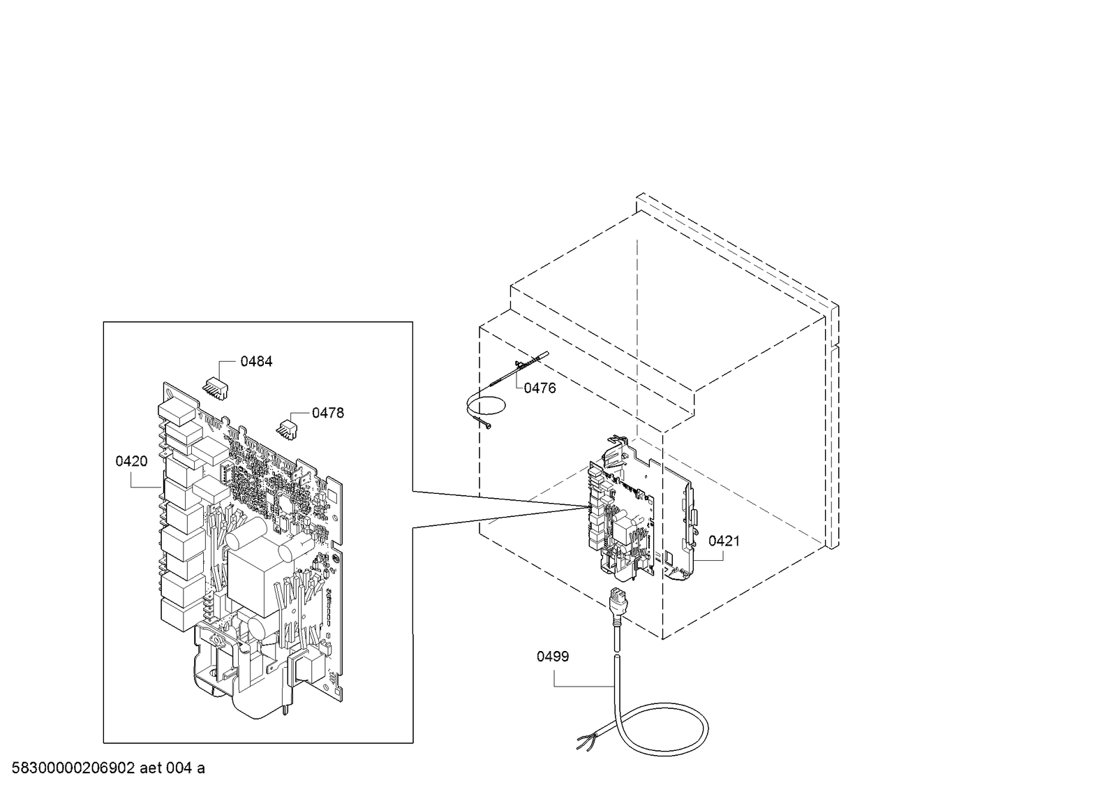 Genuine control module programmed for Bosch Ovens & Cooktops Suits ...