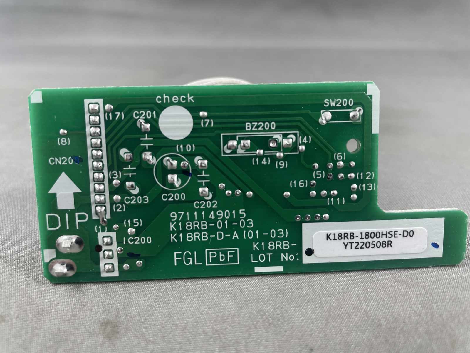 FUJITSU Spare Part No: 9711147011 | Air Conditioner Indoor Indicator ...