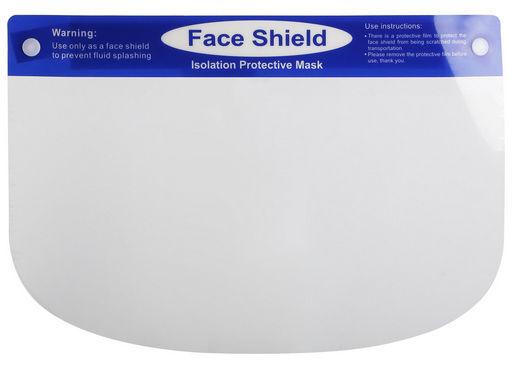 FACE SHIELD - DIRECT SPLASH PROTECTION ARTG REGISTERED