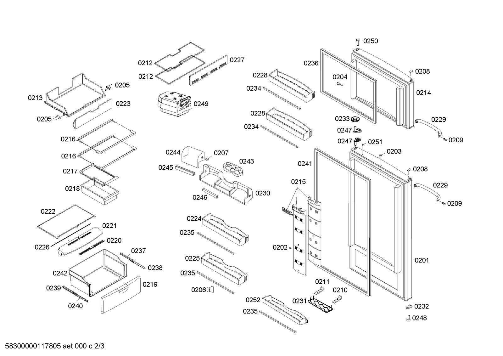 Genuine regulator for Bosch Fridges & Freezers Suits: KSU405214O ...