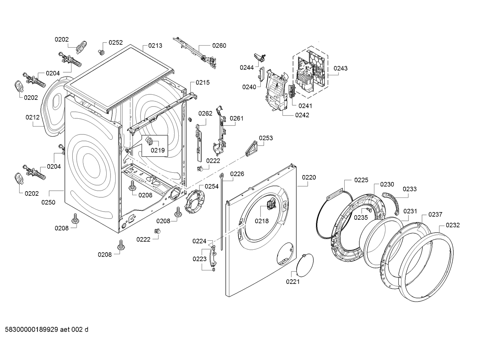 Genuine transit bolt for Bosch Washing Machines Suits: WAN282B8SN ...