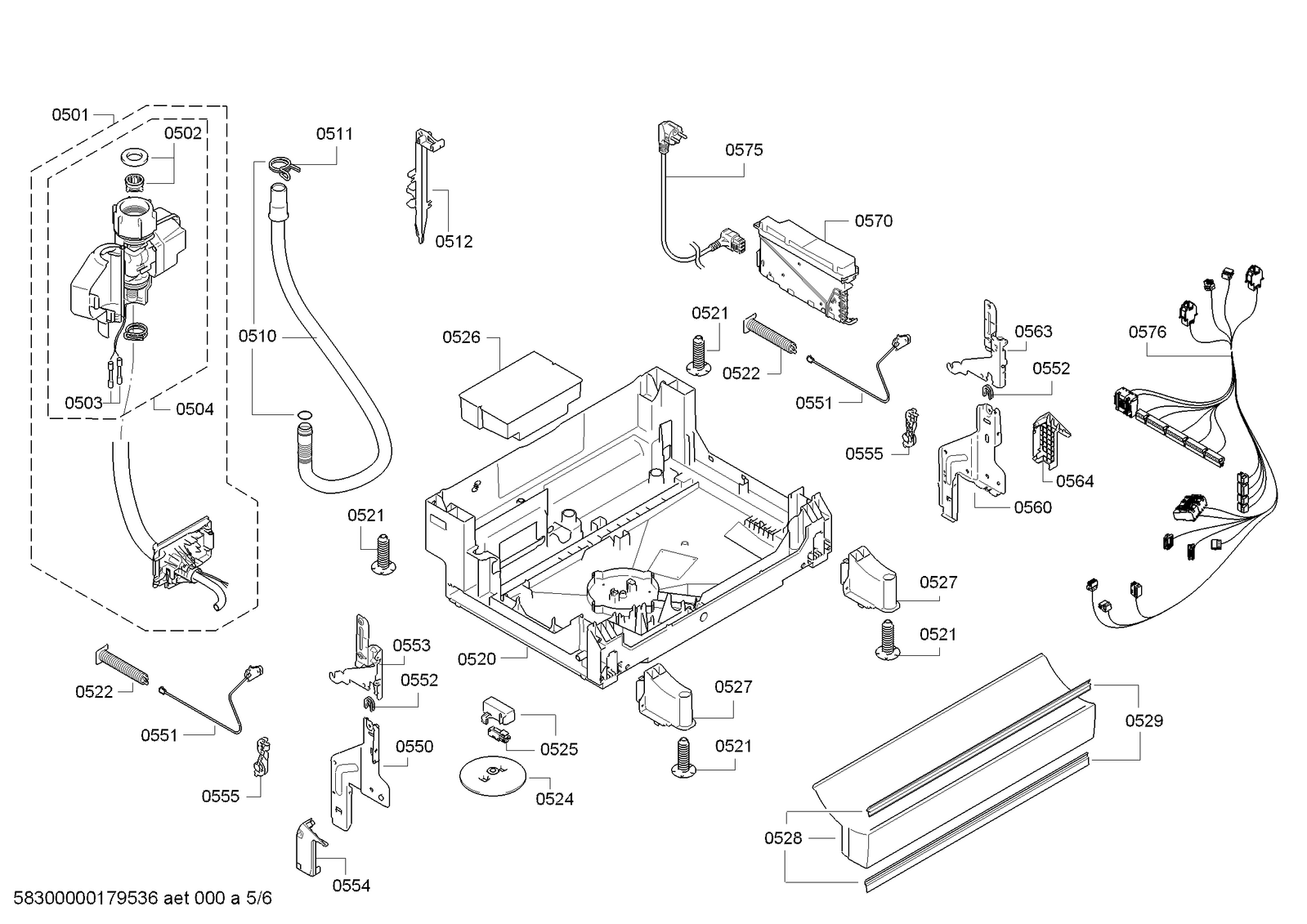 Genuine power module programmed for Bosch Dishwashers Suits: SMS69T28AU ...