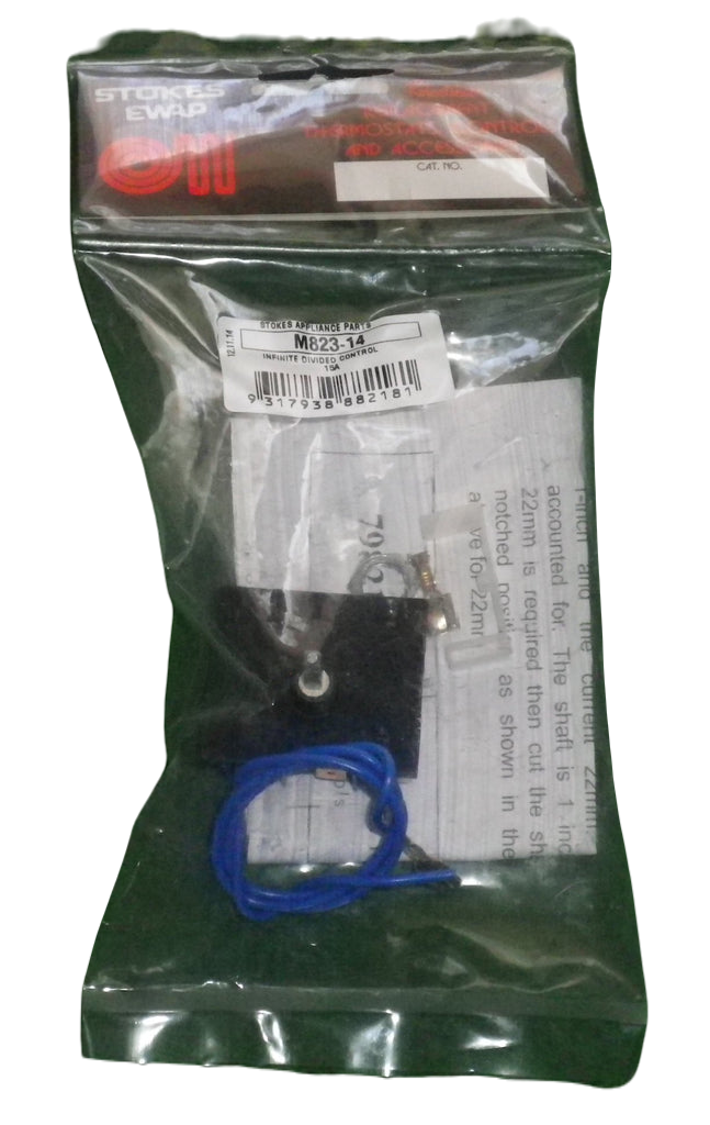 Universal Dual Griller Simmerstat Control For Ovens and Cooktops